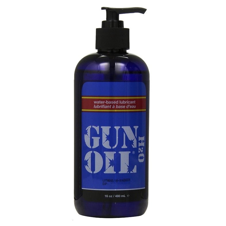 Gun Oil H2O Transparent Lube 16oz - Lustery – Sex Toys UK