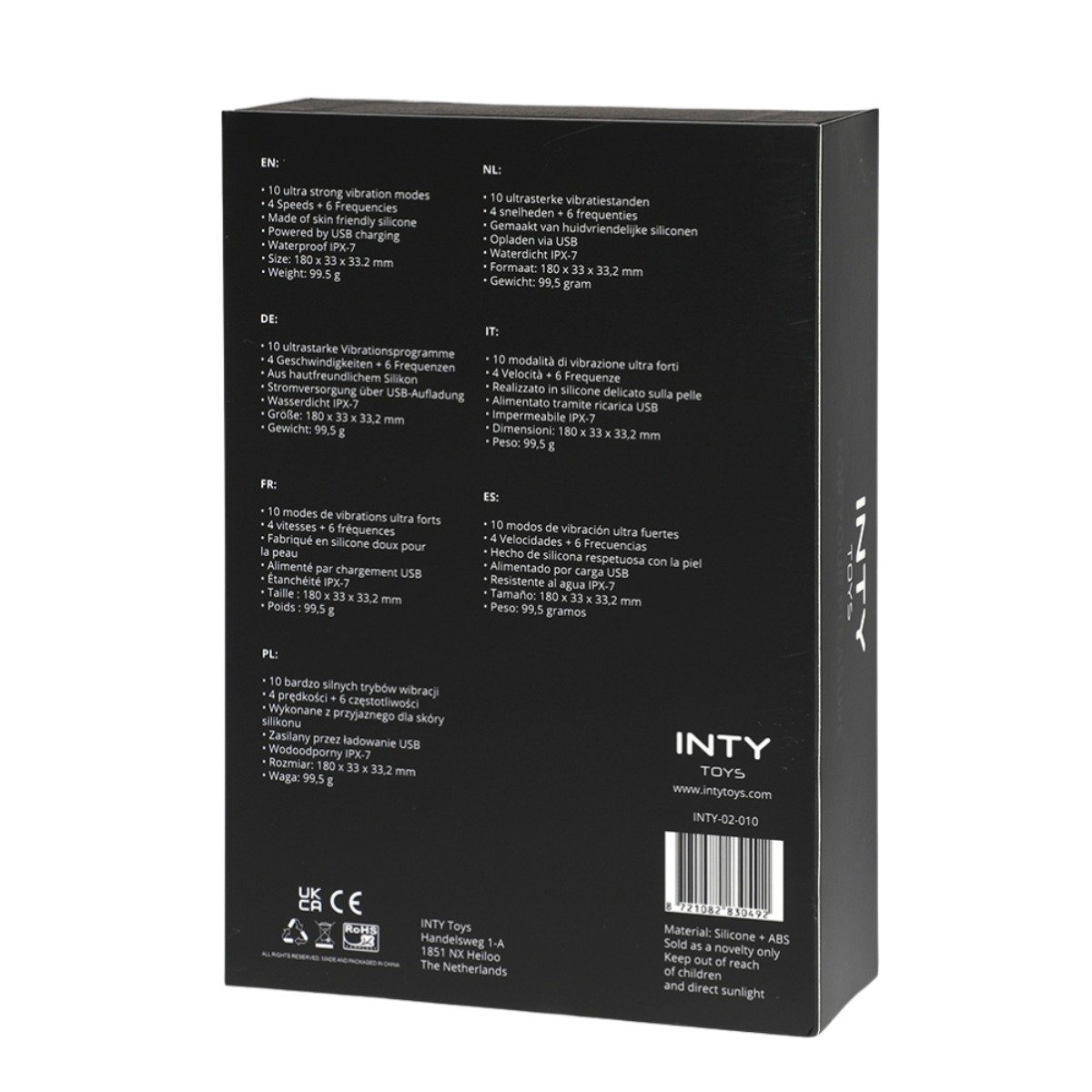 INTY Toys Blush Vibrator - Lustery – Sex Toys UK